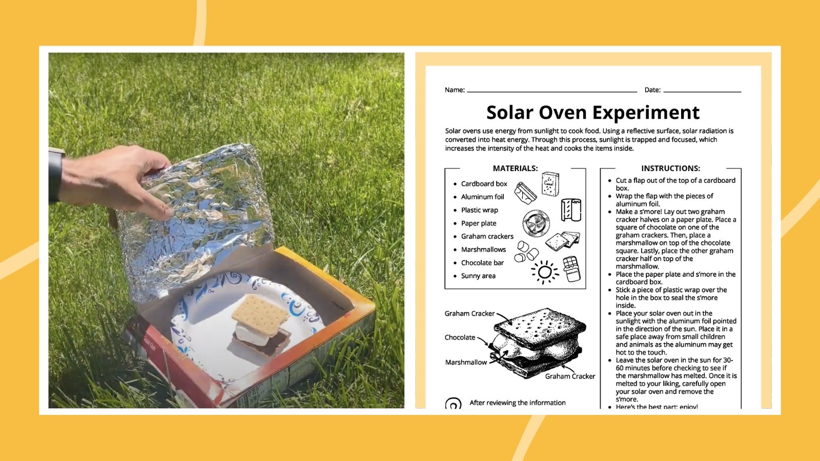Solar Oven Science Project: How-To Plus Free Worksheet - March 2024