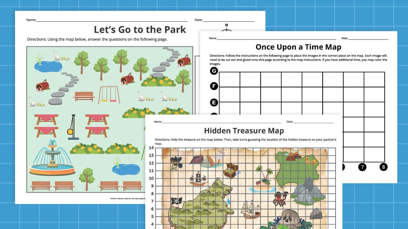 Map Skills Worksheets (Free Printable Bundle) - February 2024
