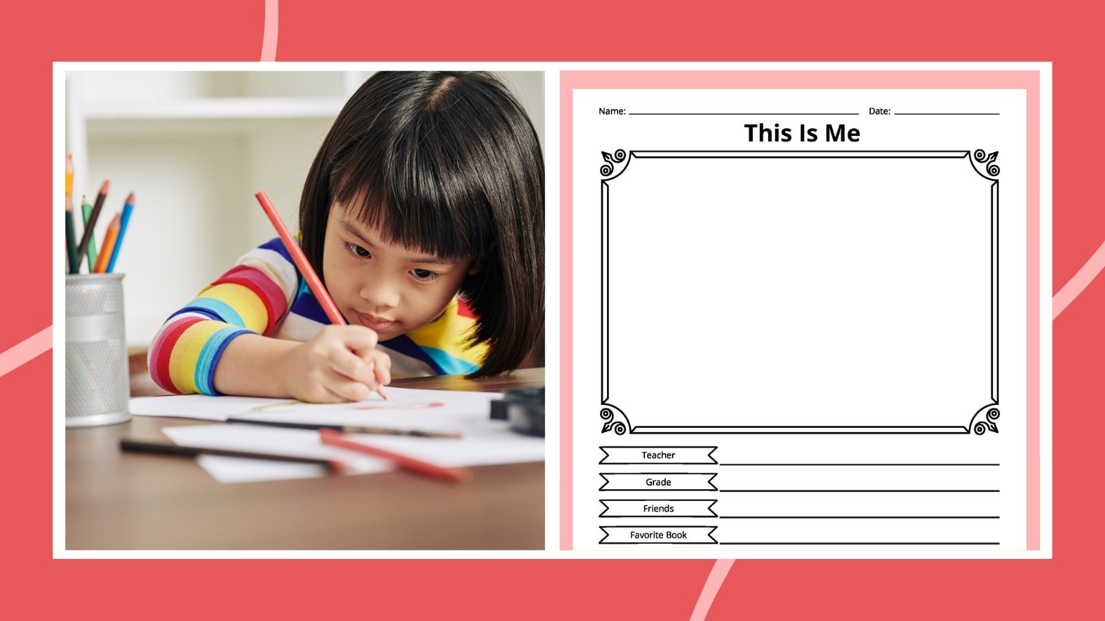 Free Printable Self-Portrait Paper Template Bundle - June 2025