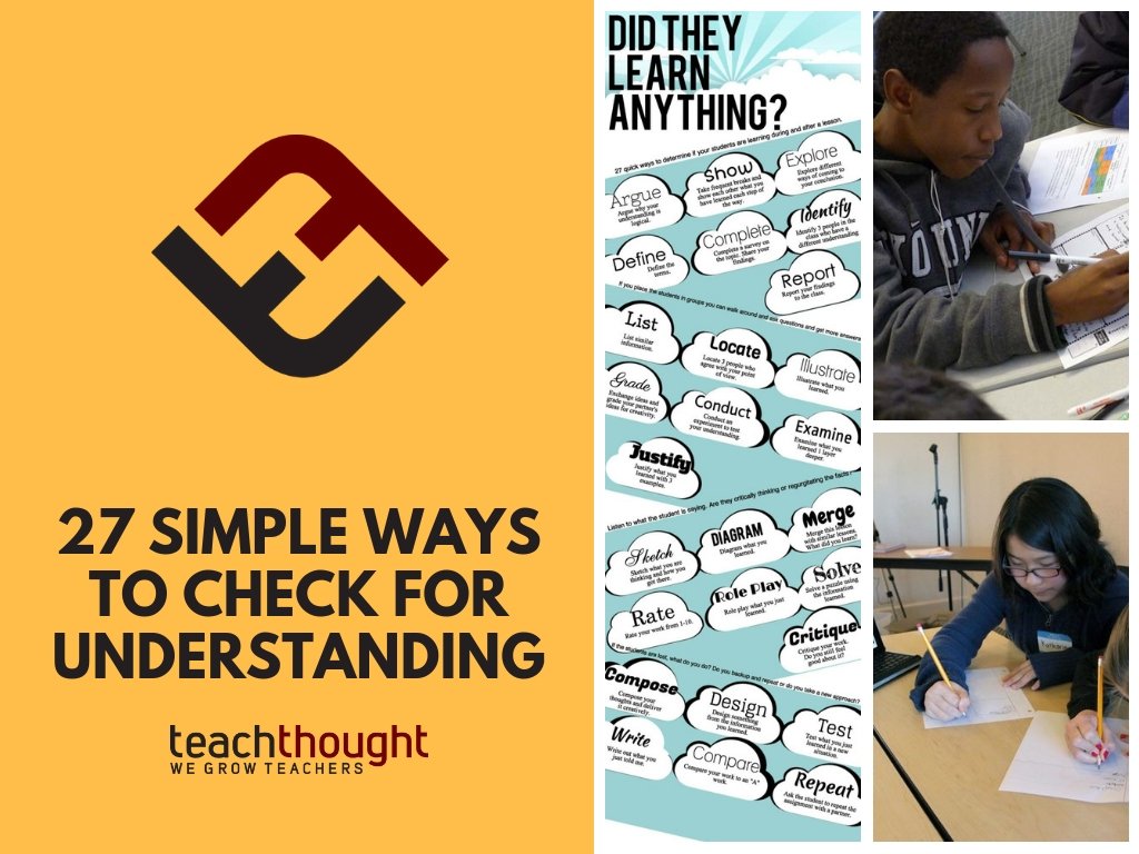 Simple Ways To Check For Understanding - January 2025