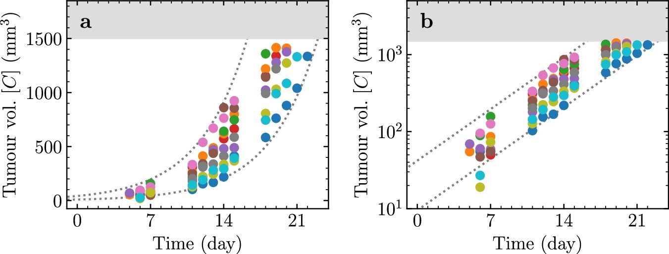 Leaving unmeasurable data out of mathematical models for tumor growth ...