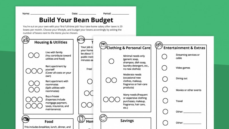 26 Meaningful Budgeting Activities for High School Students - December 2025