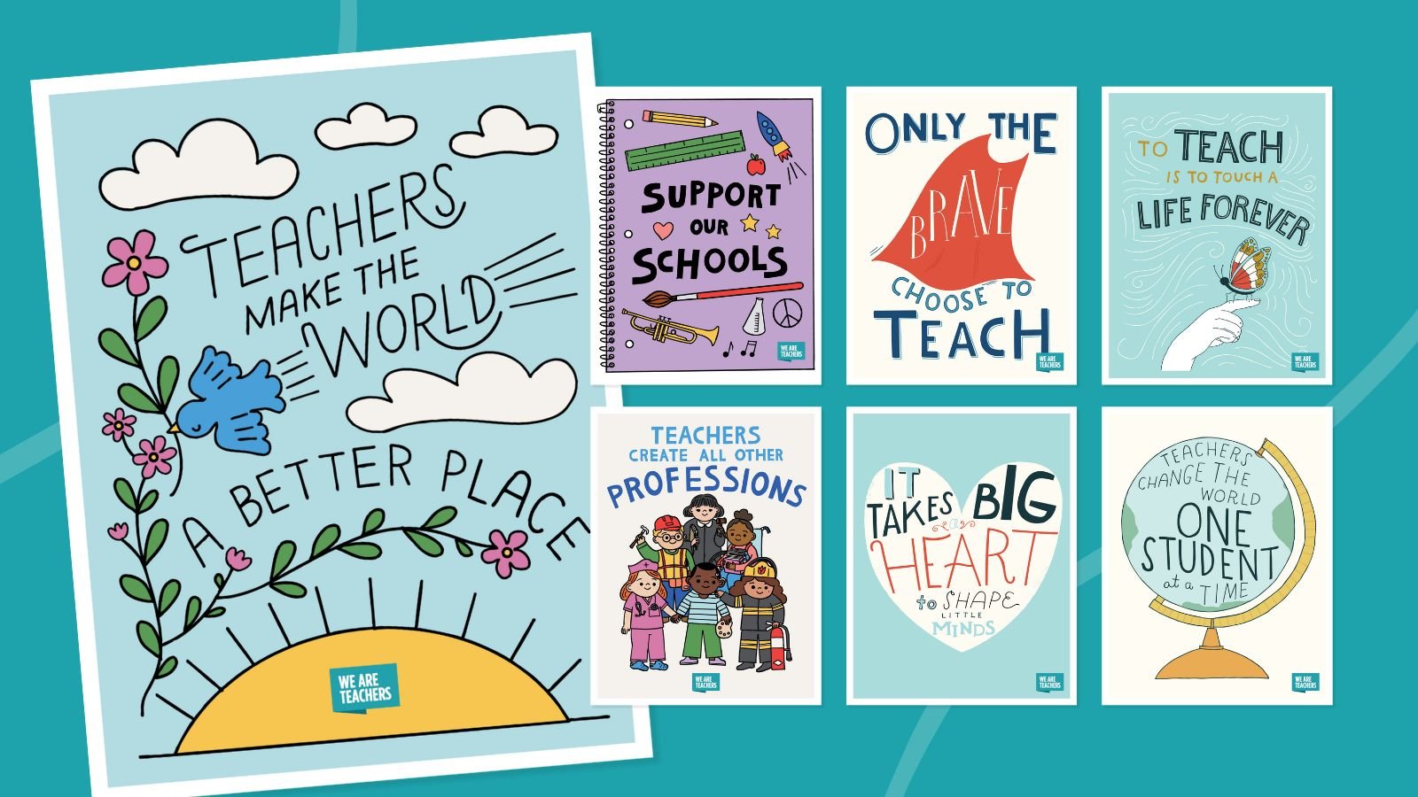 Free Inspirational Teaching Posters To Save and Print - May 2025