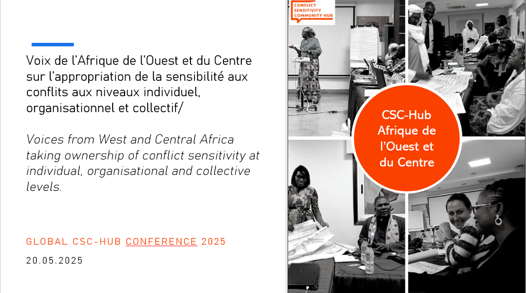 West and Central Africa Conflict Sensitivity Hub webinar at the Global ...