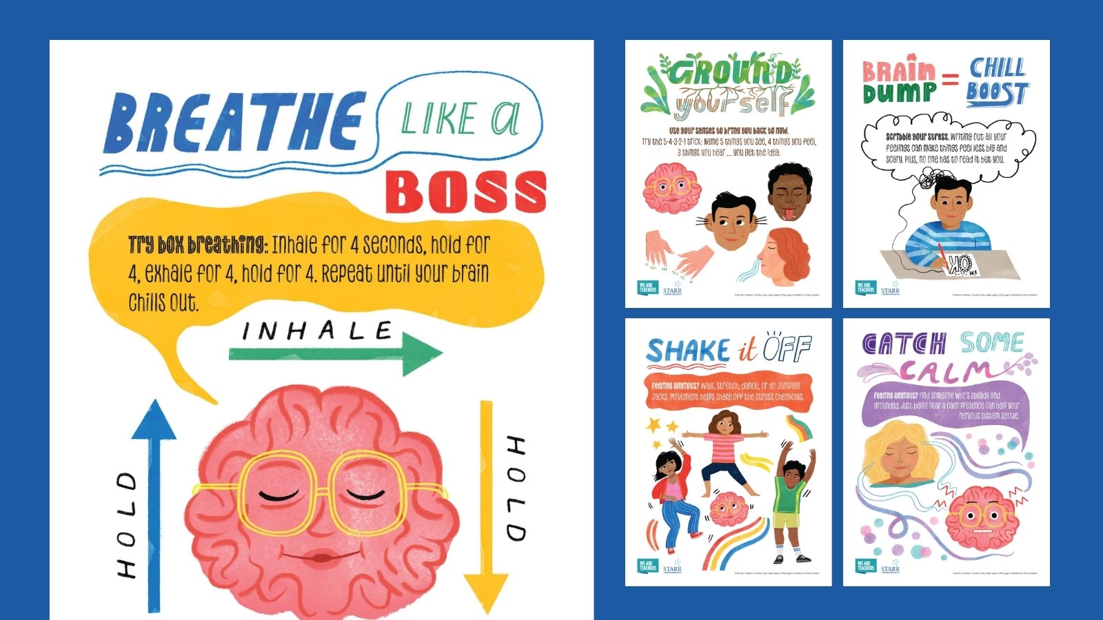 Free Classroom Posters To Help Students Manage Stress - November 2025