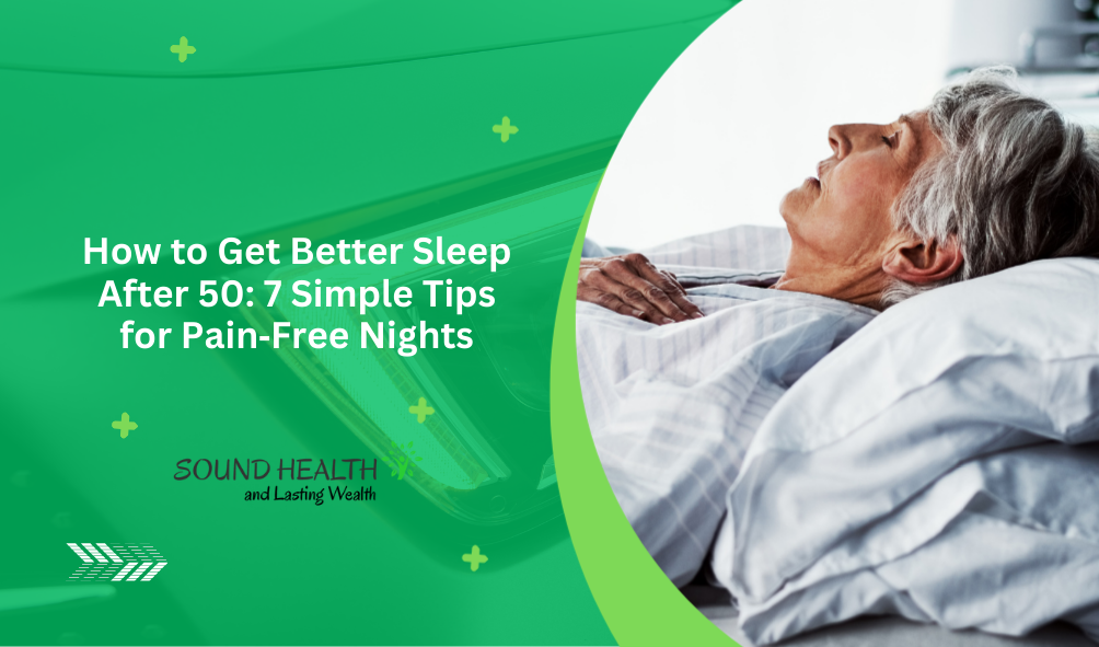 How to Get Better Sleep After 50: 7 Simple Tips for Pain‑Free Nights ...