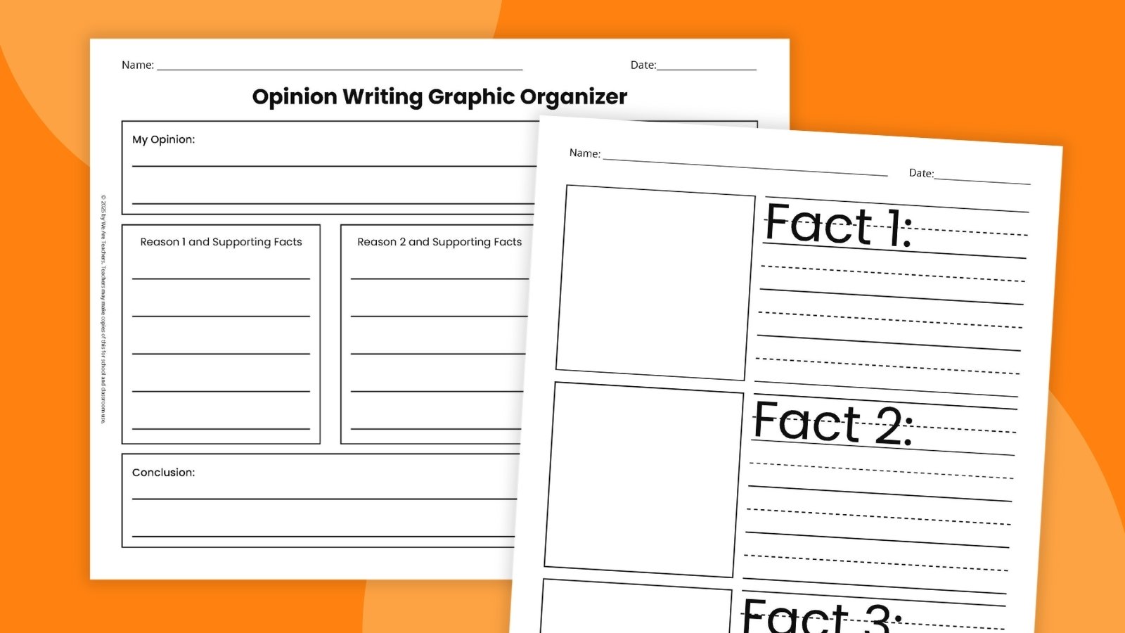 Opinion Writing Graphic Organizer Bundle (Free Printable) - March 2026